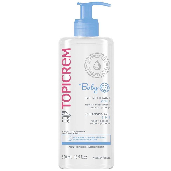 Topicrem Baby Очищающий гель 2 в 1 для детей, 500 мл - купить с ...