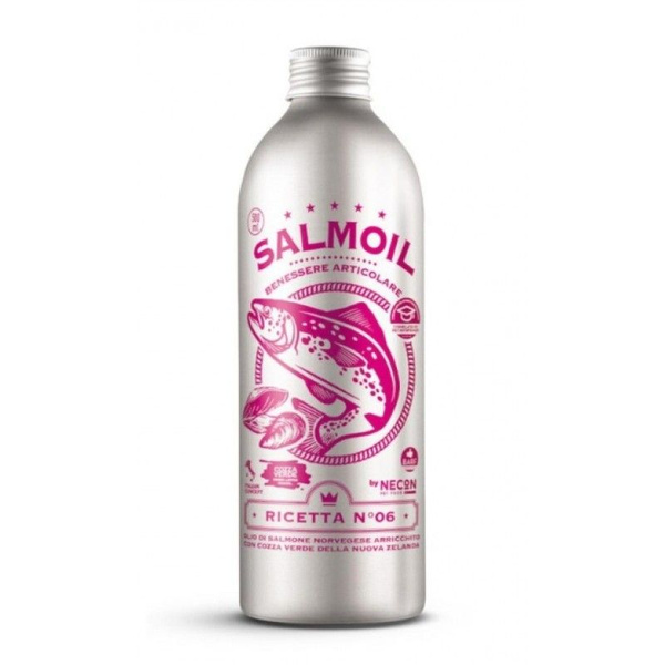 Лососевое масло для собак и кошек Necon Salmoil Ricetta 6 для ...