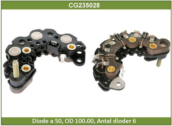 Выпрямитель тока генератора Cargo 235028 - CARGO арт. 235028 - купить ...