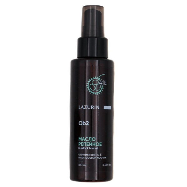 Масло Репейное с витаминами А, Е и касторовым маслом Lazurin, 100 мл ...