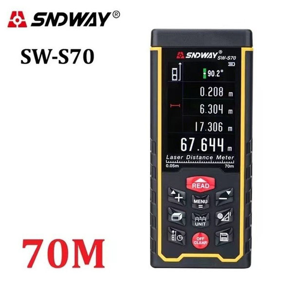 Купить Портативный высокоточный лазерный дальномер SNDWAY SW-S70 с ...
