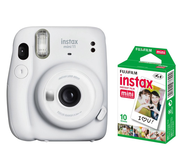 Фотоаппарат моментальной печати Fujifilm Instax MINI 11 белый лед ...