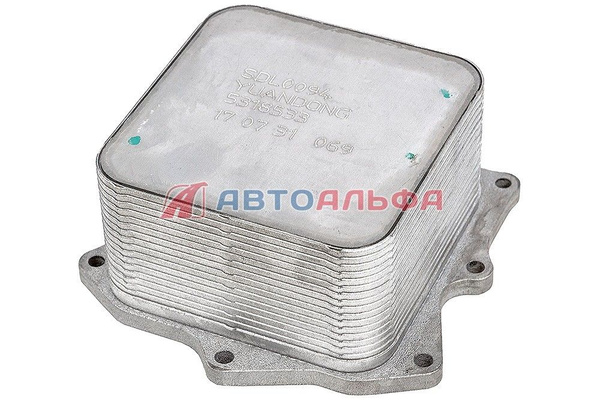 Теплообменник (маслоохладитель) ГАЗЕЛЬ дв. Cummins ISF2.8 5266955 ...
