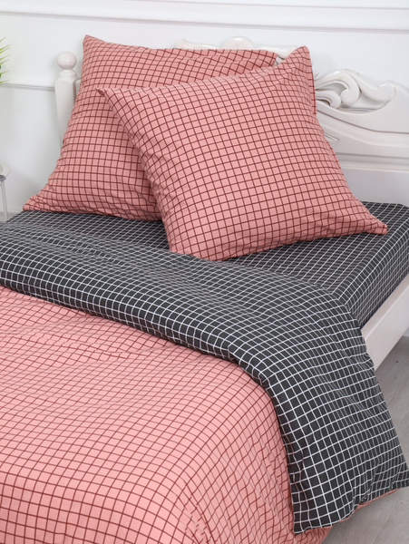 Комплект постельного белья Sofitex Комплект 1.5-спальный на молнии поплин , наволочки 70x70 ...