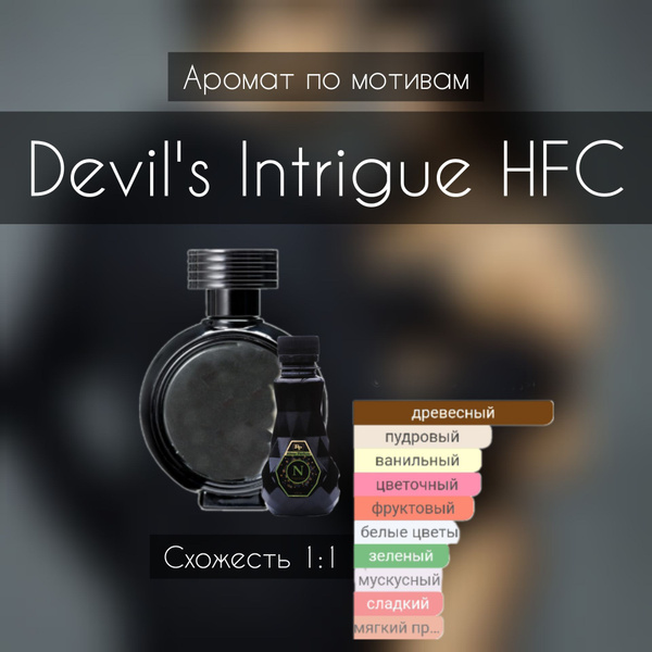 Rever Parfum Аромат по мотивам интриги дьявола Devil's Intrigue 1:1 Наливная парфюмерия 50 мл ...