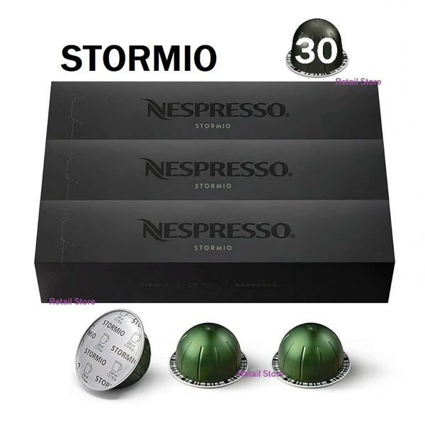 Набор кофе Nespresso Vertuo STORMIO, 3 упаковки (30 капсул) - купить с ...