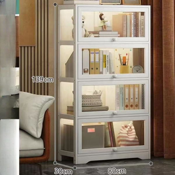 Шкаф-витрина 4HU0119, 80x30x139 см купить c доставкой на OZON по низкой ...