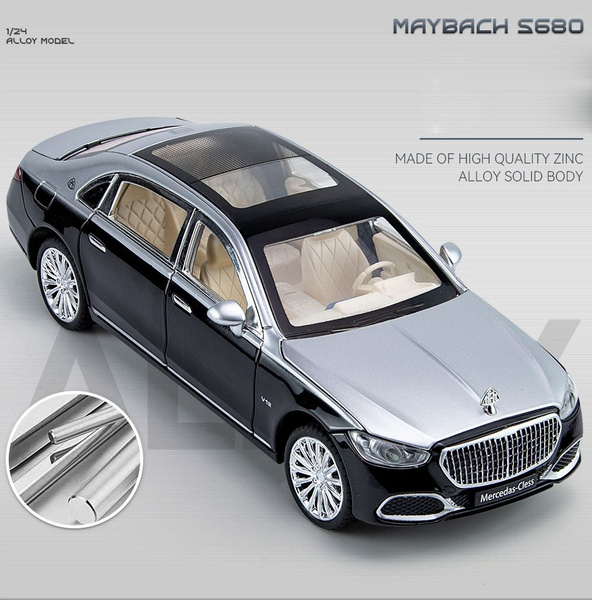 1:24 Vehicle Benz Maybaches S680 Металлическая модель автомобиля ...