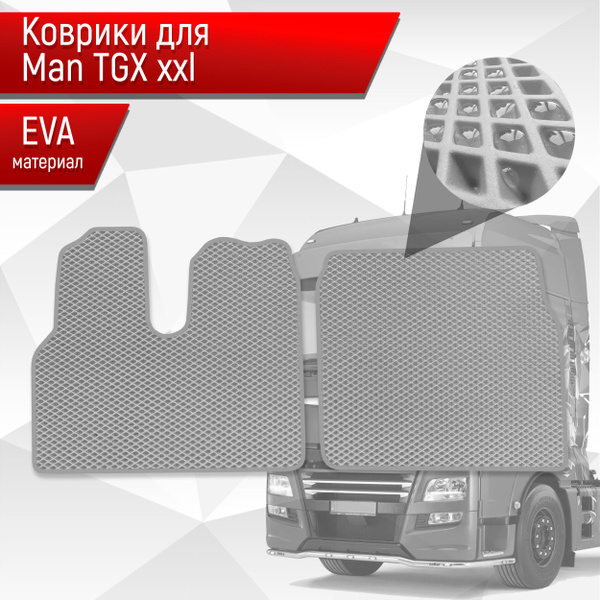 Коврики в салон автомобиля Richmark Romb EVA ManTGXxxl, цвет серый - купить по выгодной цене в ...