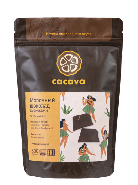 Молочный шоколад 50% какао Бразилия, Bom Jesus (Cacava), 300 г ...