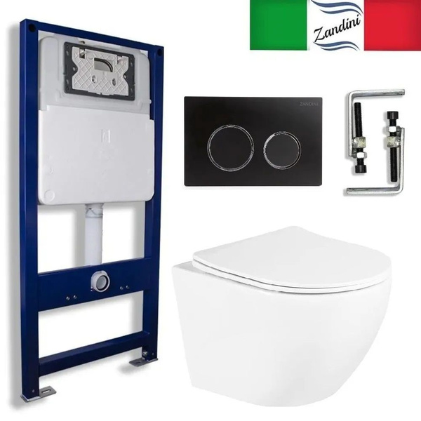Вопросы и ответы о Инсталляция с подвесным унитазом ZANDINI с кнопкой ...