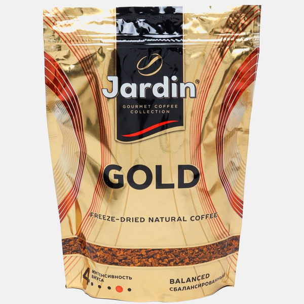 Кофе растворимый JARDIN Gold "ЖАРДИН Голд" сублимированный (кристалл ...