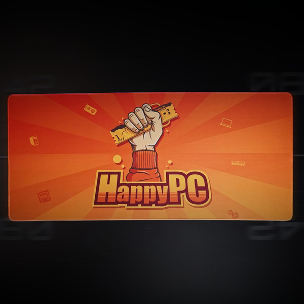 HAPPYPC Коврик для мыши Коврик, XXL, оранжевый - купить с доставкой по выгодным ценам в интернет ...