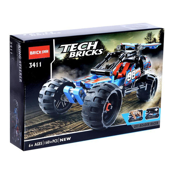 Конструктор гоночная машина Багги Brick TechBricks инерционный - купить с доставкой по выгодным ...