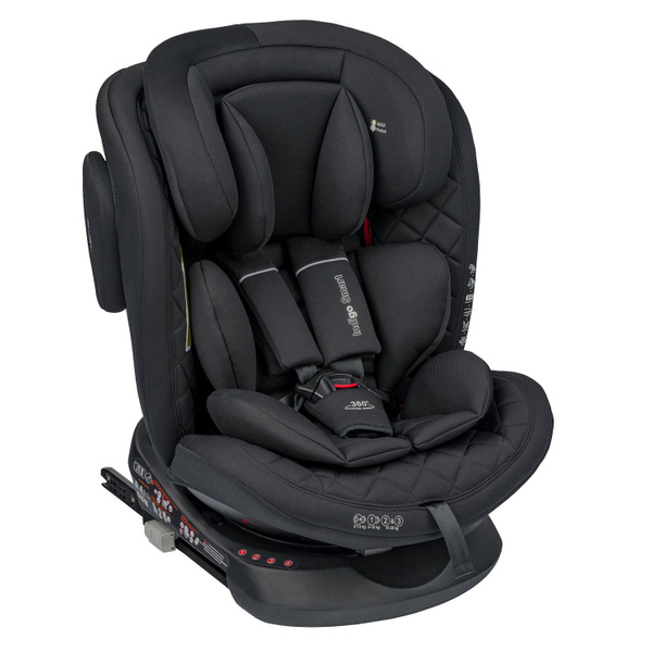 Автокресло детское растущее Indigo Smart NEW с isofix, черный ...