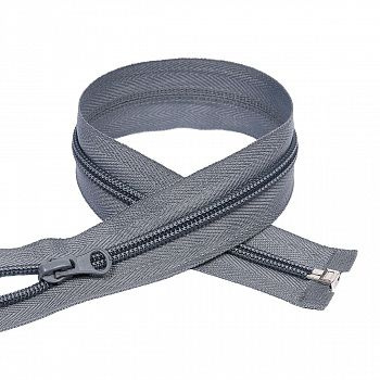 Молния MaxZipper пласт. спираль №5-N 80см цв.F316 серый уп.50шт - купить с доставкой по выгодным ...