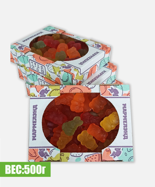 Мармелад жевательный "Ассорти" 500г - купить с доставкой по выгодным ...
