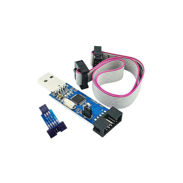 Программатор Avr Avrisp Avrasp Usbasp 20 с адаптером 10 6 пин Atmega8a Arduino Atmel Usb Asp