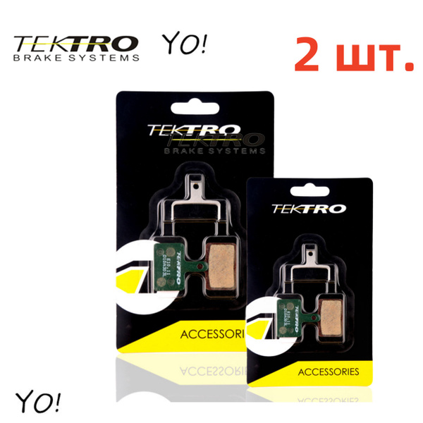TEKTRO-E10.11 Тормозные колодки для шоссейных/горных велосипедов(2 шт ...