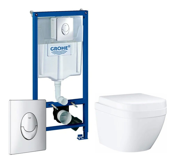 Комплект: Инсталляция Grohe Rapid SL 38721001 + Унитаз подвесной Grohe ...