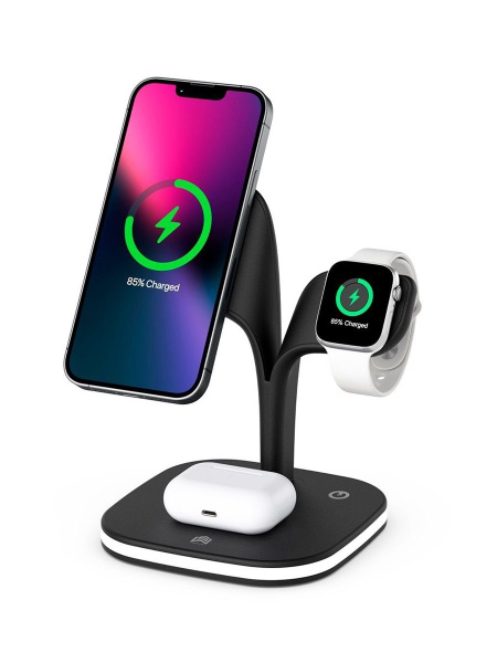 Беспроводная зарядка для iPhone AppleWatch AirPods MagSafe - купить с ...