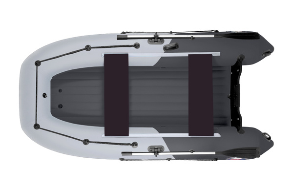 Надувная лодка НДНД Grouper 310, серо-графитовый купить на OZON по ...
