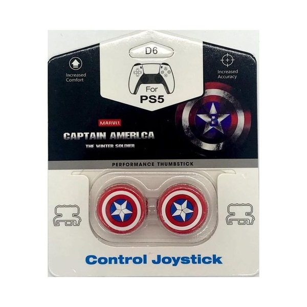 Высокие накладки на стики FPS Captain America для геймпада DualSense ...