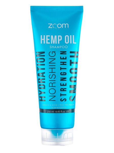 ZOOM cosmetics Шампунь бессульфатный для домашнего ухода, ZOOM Hemp Oil ...