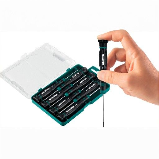 Набор отверток KRAFTOOL Precision 7 предметов 25686 - купить в интернет ...