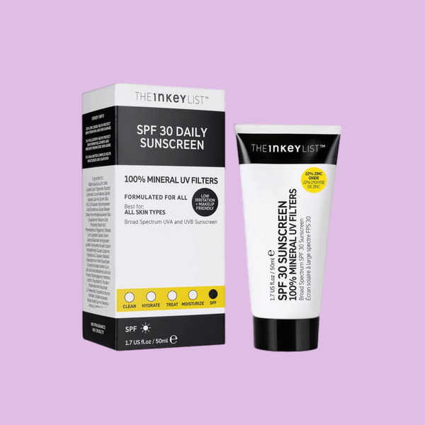The inkey list Mineral Sunscreen SPF 30 солнцезащитный крем 50ml ...