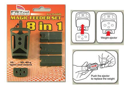Набор 8 in 1 Magic Feeder (Falcon): кормушка фидерная открыт./закр ...