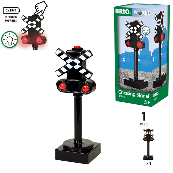 Brio 33862 Семафор железнодорожного переезда - купить с доставкой по выгодным ценам в интернет ...