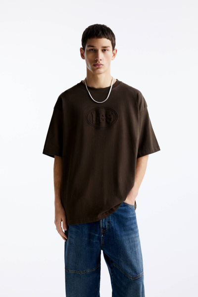 Поло Pull&Bear, размер 48, цвет коричневый - купить по выгодной цене в интернет-магазине OZON ...