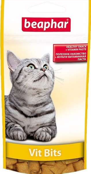 Beaphar Vit Bits подушечки с наполнителем из мультивитаминной пасты 35 г. - купить с доставкой ...