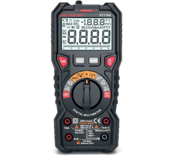 Цифровой мультиметр КВТ KT 118A PROLINE 79126 купить по выгодной цене с ...