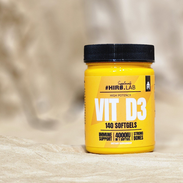 Витамин Д3 4000 МЕ HIRO.LAB - Vit D3 4000IU (140 жел. капс.) - купить с ...
