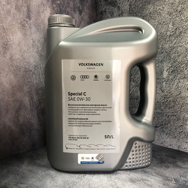 Масло моторное Volkswagen 0W-30 Синтетическое - купить в интернет ...