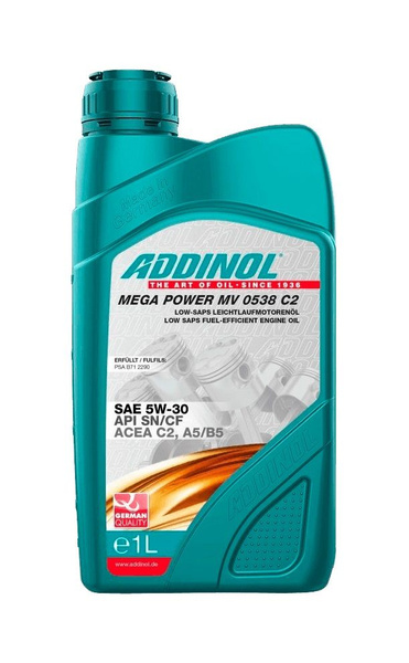 Масло моторное ADDINOL 5W-30 Синтетическое - купить в интернет-магазине ...