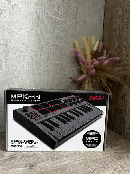 Midi-контроллер Akai Professional MPK( Mini MK3 Limited Edition Grey - купить с доставкой по ...