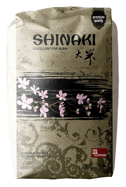 Рис высшего сорта для японской кухни (для суши и роллов), Shinaki ...