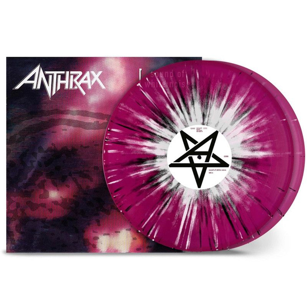 Винил 2024 Anthrax, Sound Of White Noise, 2LP, Transparent Violet White ...