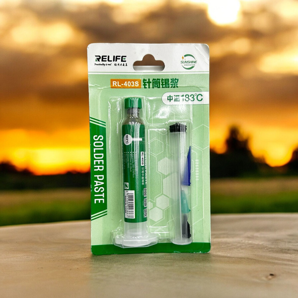 Паста BGA RL-403S низкотемпературная (183 градусов) 10cc купить на OZON ...