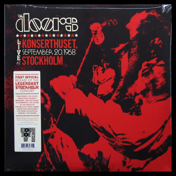 LP Doors - Live At Konserthuset, Stockholm, September 20, 1968 (3LP, coloured vinyl) (винил ...