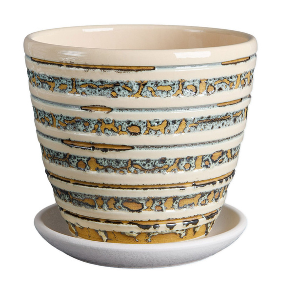 Miss Pots Горшок для цветов, 15.5 см х 17.5 см х 17.5 см, 2.3 л, 1 шт ...