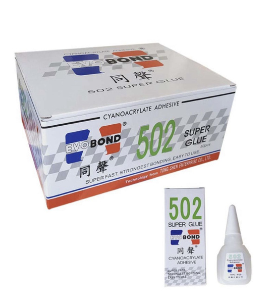 Супер клей 502 SUPER GLUE EVOBOND(2шт) купить c доставкой на OZON по низкой цене (1622730713)