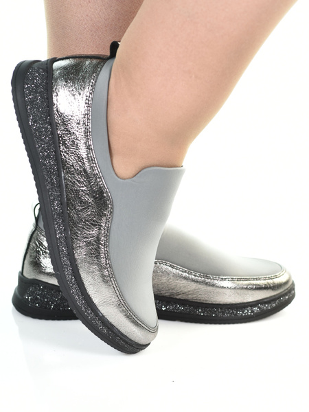 Слипоны Женский Ascalini, размер 40 8 На любой сезон Без застёжки Стандартный низкий (до 4 см ...