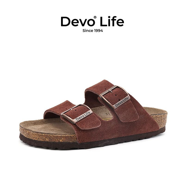 Босоножки Женский Devo Life Платформа Натуральная кожа, размер 38 Анатомическая стелька, Бантики ...