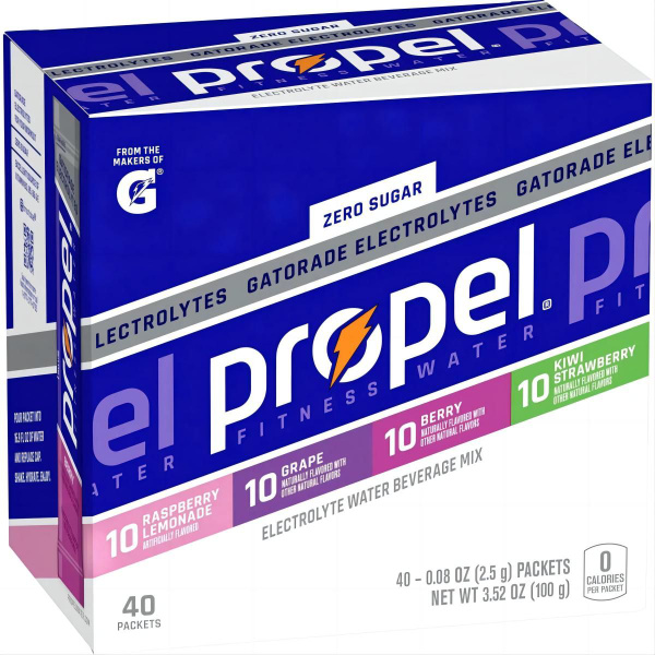 Изотоник Gatorade Propel Powder Variety Pack, 40 шт купить на OZON по ...