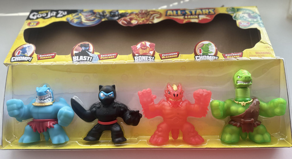 Характеристики Герои GooJitZu All Stars 4 Pack - Трэш, Пантаро ...