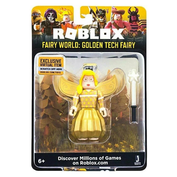 Фигурка героя ROBLOX Fairy World: Golden Tech Fairy с аксессуарами ...